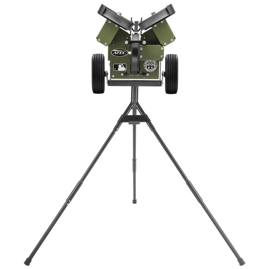 ATEC M3X 2.0 3-Wheel Baseball Pitching Machine on Tripod | HittingWorld.com