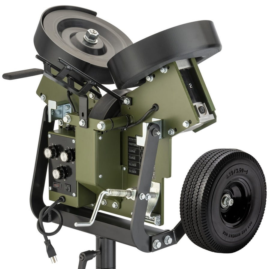 ATEC M3X 2.0 3-Wheel Baseball Pitching Machine on Tripod | HittingWorld.com