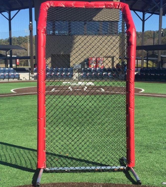 Bullet 8x4 Padded Screen w/ Overhead Protector | HittingWorld.com