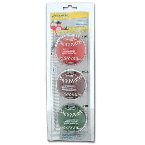 Champro Weighted Training Baseballs - Basic | HittingWorld.com