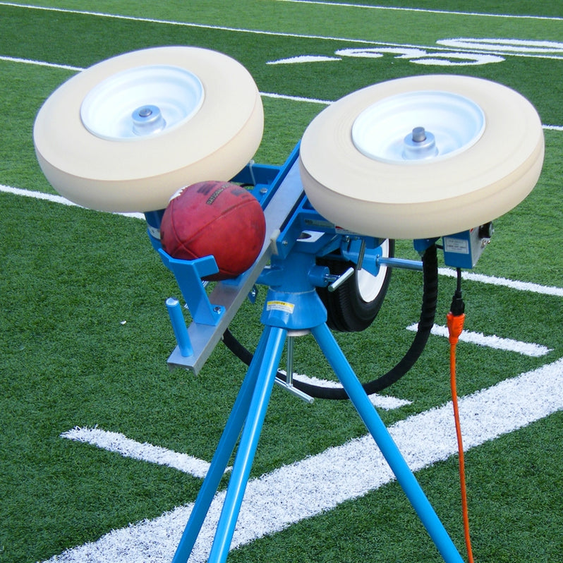 JUGS Football Passing Machine | HittingWorld.com