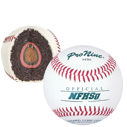Pro Nine NFHS Official Game Baseballs - Dozen | HittingWorld.com