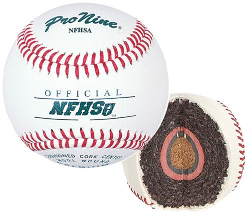 Pro Nine NFHSA Official Game Baseballs - Dozen | HittingWorld.com