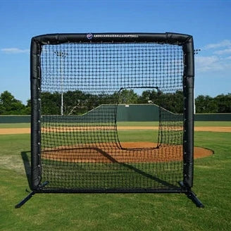 Muhl Pro 7' x 7' Softball Pitchers Screen | HittingWorld.com