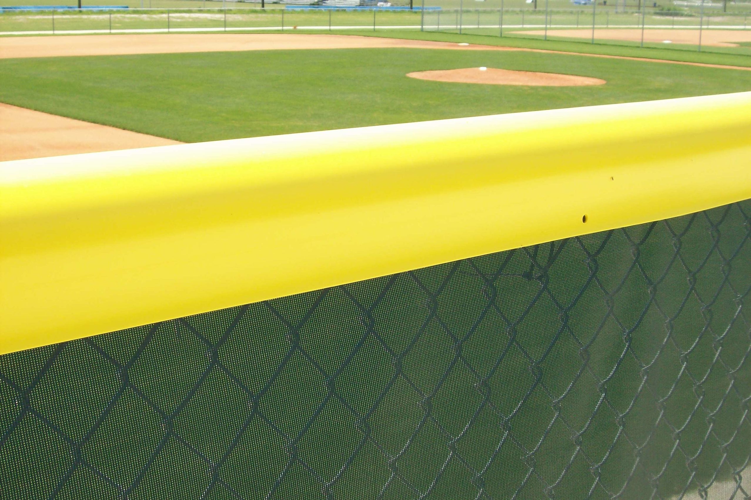 FenceTopper Chain Link Fence Cap for Baseball Fields | HittingWorld.com