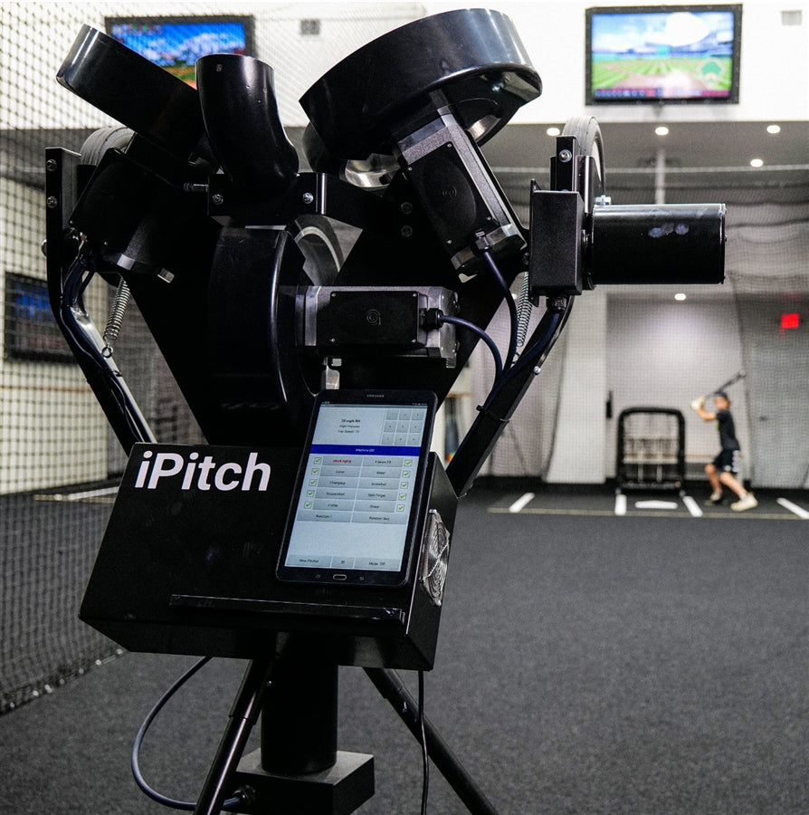 Spinball Wizard iPitch Smart 3 Wheel Pitching Machine | HittingWorld.com