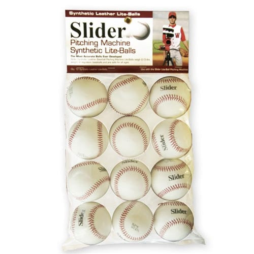 Heater Slider Lite Synthetic Leather Pitching Machine Baseballs - Dozen ...