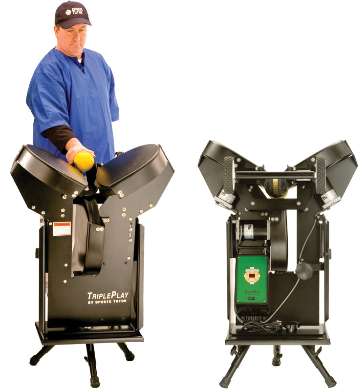 Triple Play PRO 3-Wheel Softball Pitching Machine | HittingWorld.com